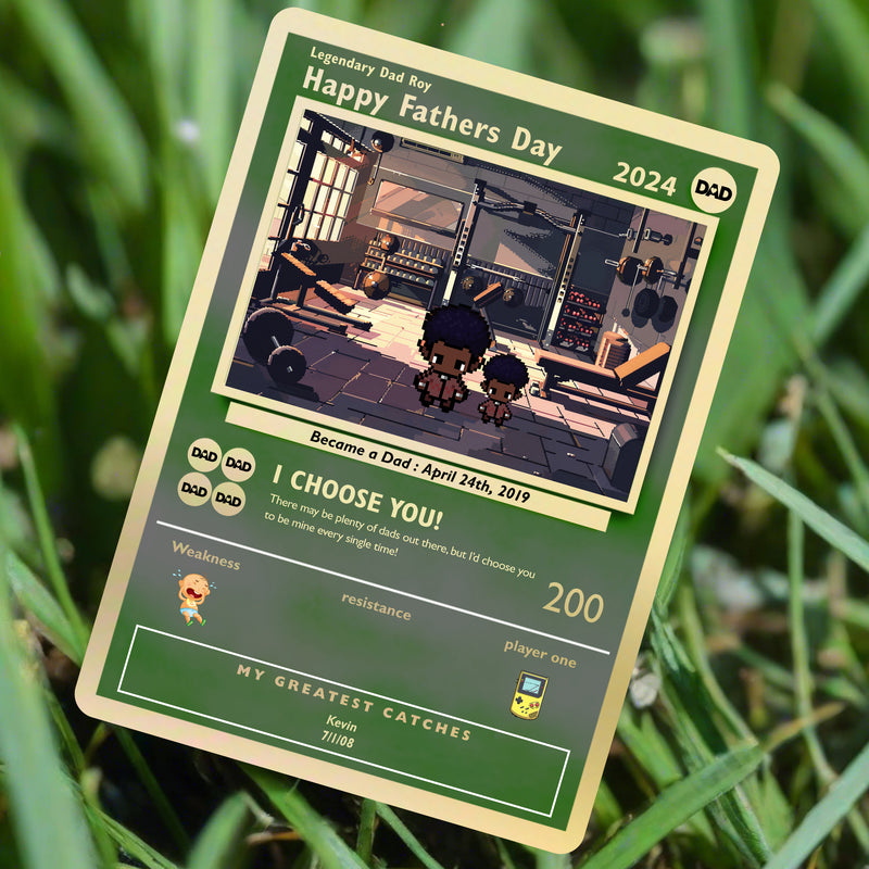 Dad Card Limited Gold Edition - Build Your Own - Poke Pet Shop