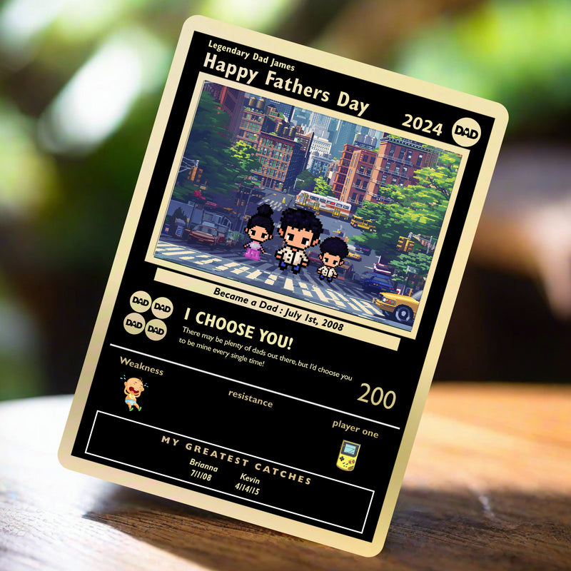 Dad Card Limited Gold Edition - Build Your Own - Poke Pet Shop