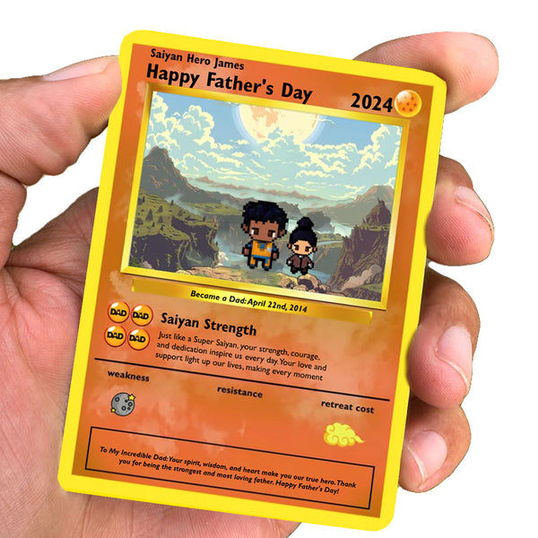 Super Saiyan Dad Card - Build Your Own - Poke Pet Shop