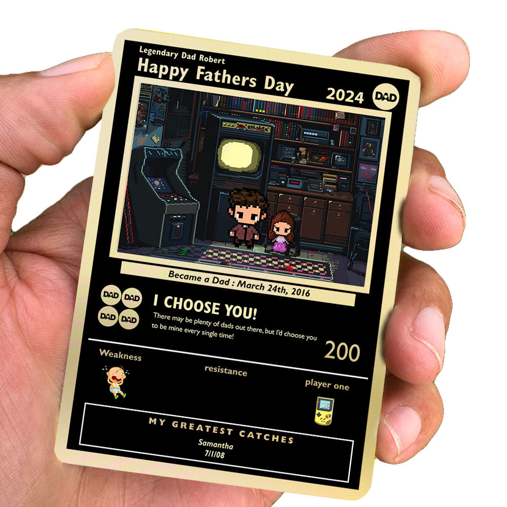 Dad Card Limited Gold Edition - Build Your Own - Poke Pet Shop