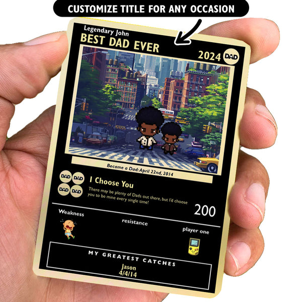 Dad Card Limited Gold Edition - Build Your Own - Poke Pet Shop